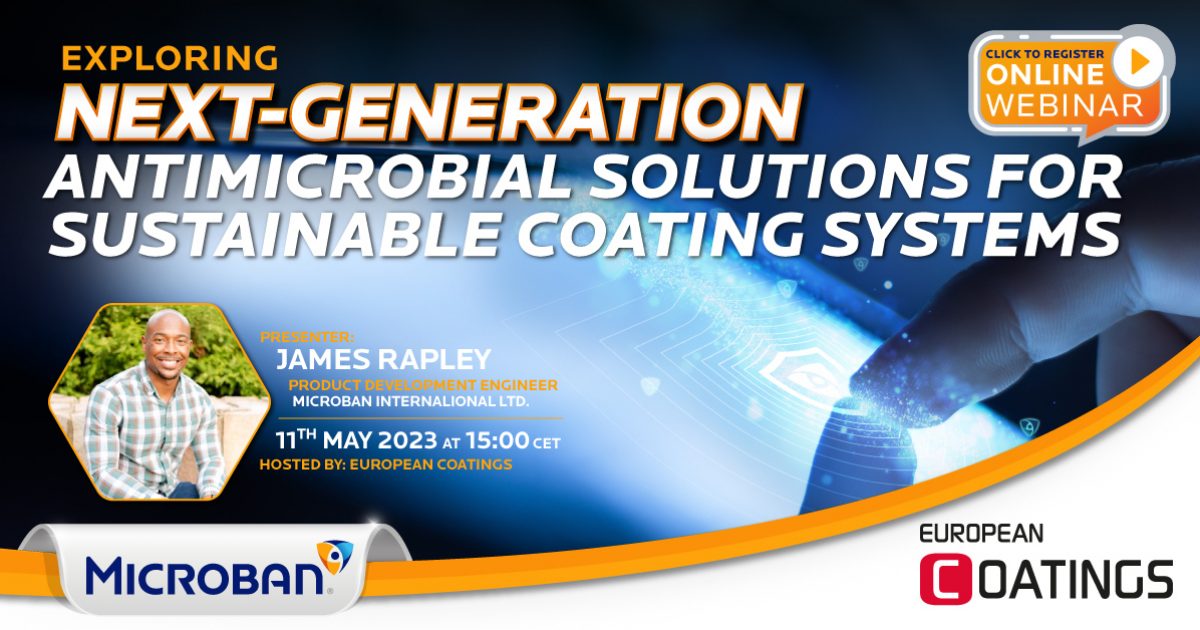 European Coatings Webinar: Antimicrobial Solutions for Sustainable ...
