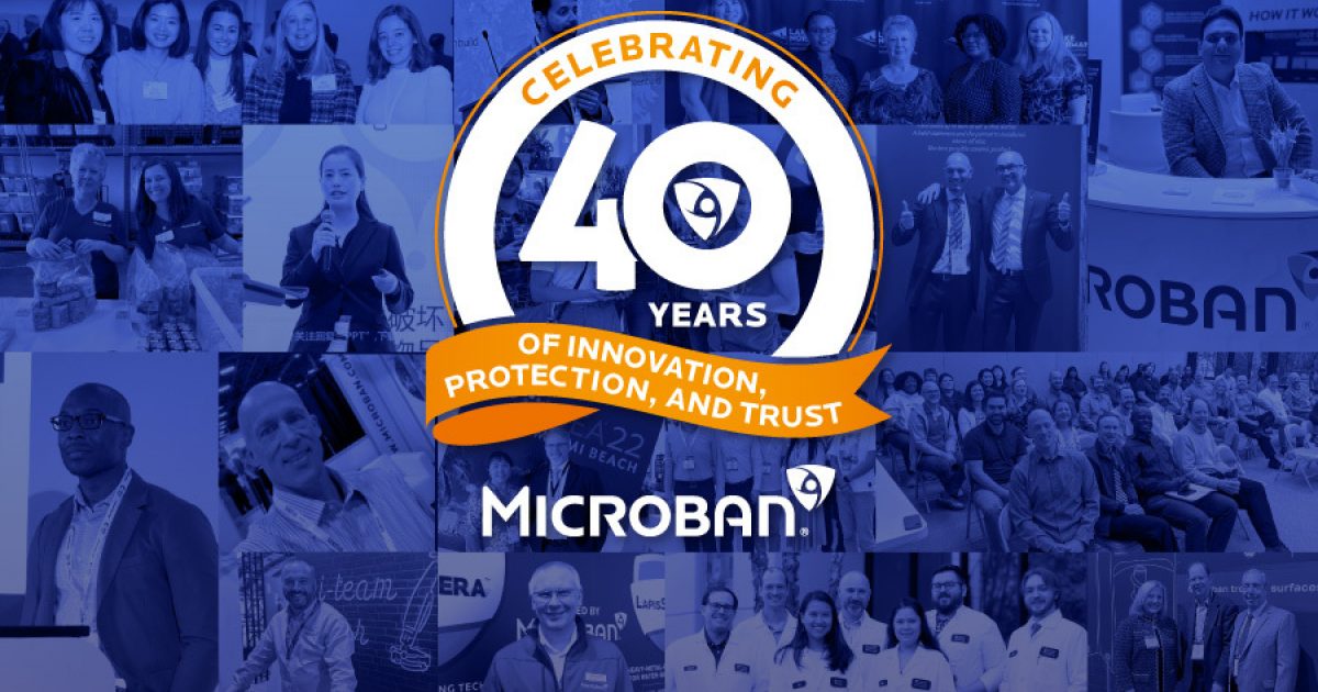 Microban Celebrates 40th Anniversary Kick-Off Around the… | Microban