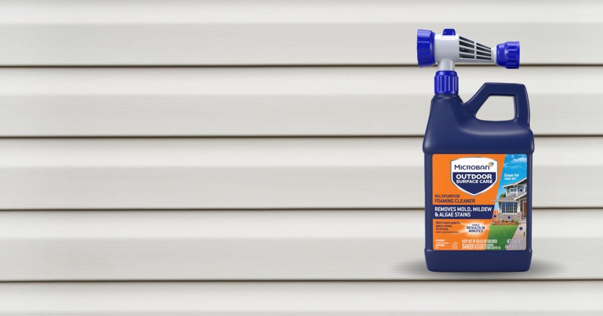 Microban Outdoor Surface Care Multipurpose Foaming Cleaner | Microban